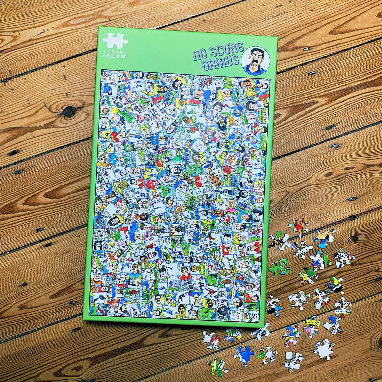 Wonky World Cup Jigsaw Puzzle by No Score Draws - 1000 Piece