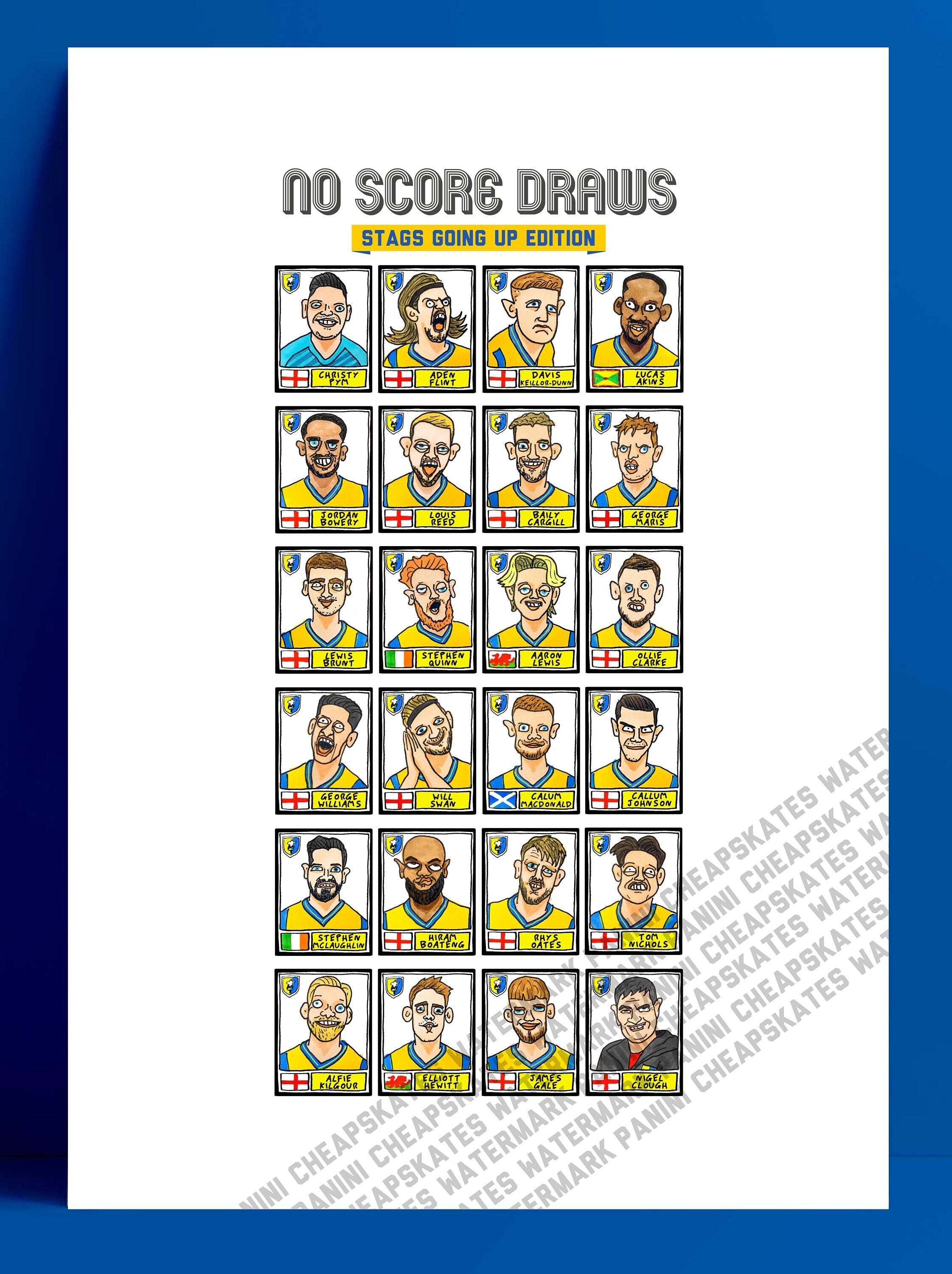 A3 Prints – No Score Draws